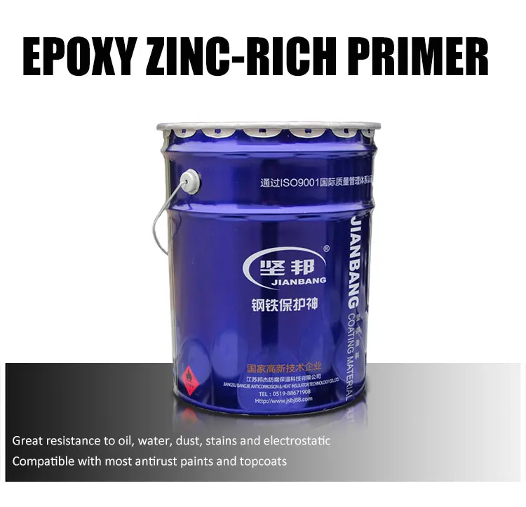 Epoxy Resin Ultra-fine Zinc Powder And Polyamide Epoxy Zinc Rich Primer ...