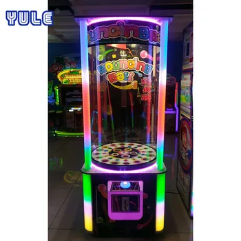 Coin Operated Bingo Drop Kids Throwing Ball Turntball Redemption Prize ...