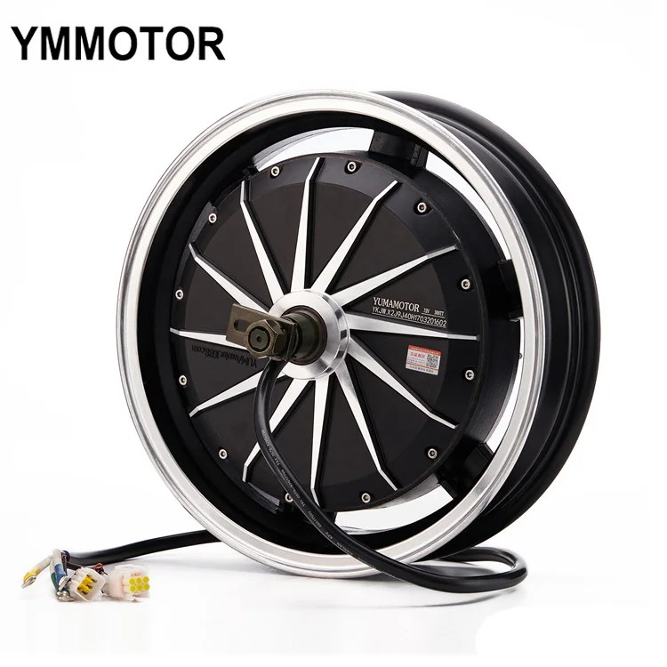 14 Inch 4000w 72v Super Power Bldc Hub Motor Electric Motorcycle ...