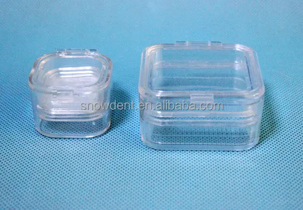 Factory Direct Clear Dental Crown Box Plastic Membrane Retainer Case ...