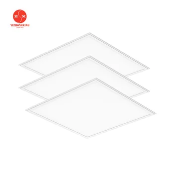 White/silver Frame Suspended Ceiling Recessed Led Panel Light 60 X 60 ...