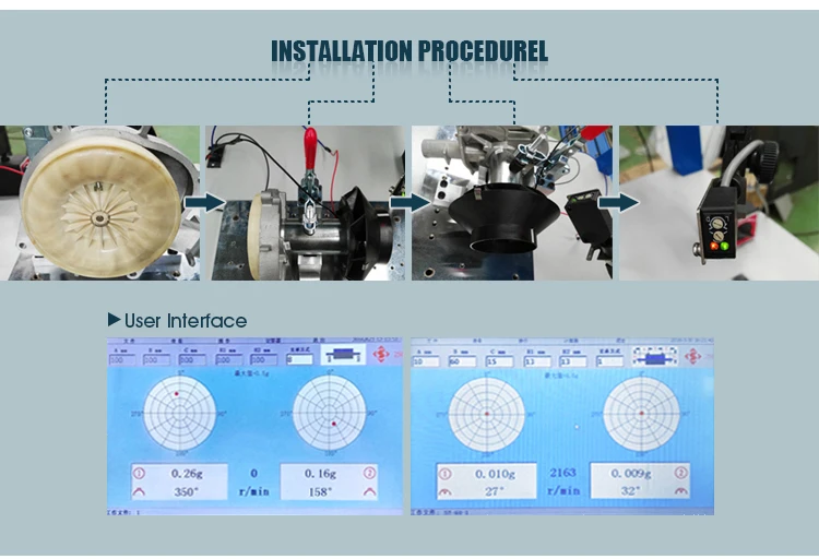 Electric Motor Dynamic Balancing Test Machine Equipment