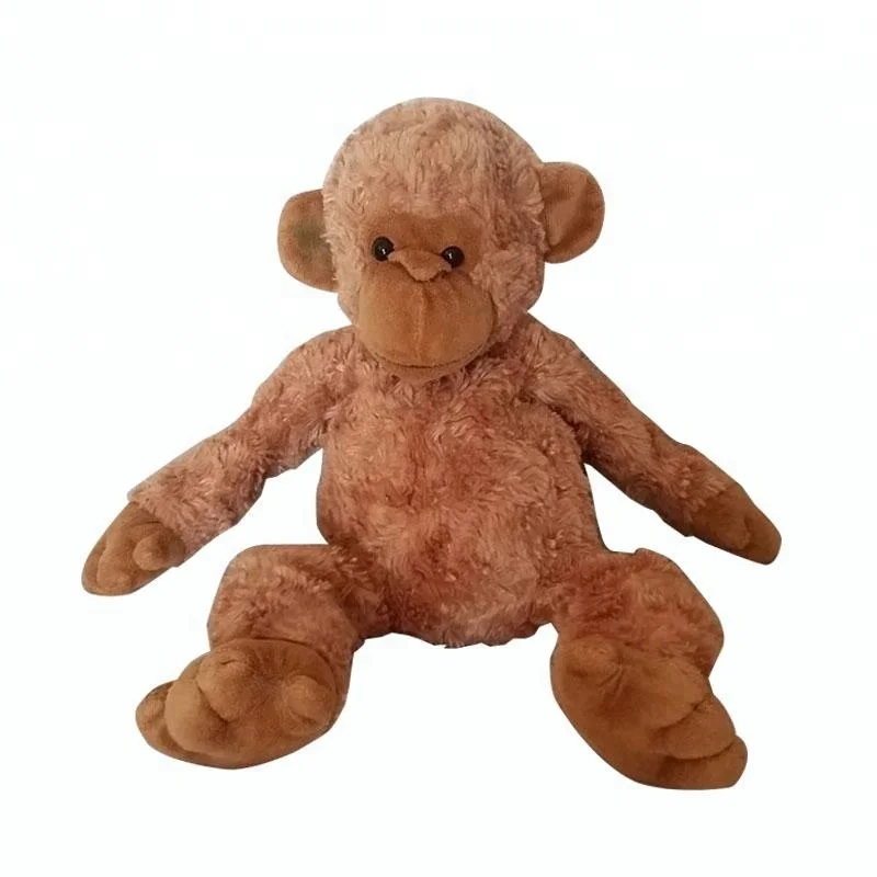 High Quality Stuffed Animal Monkey Plush Brown Furry Gorilla Toy ...