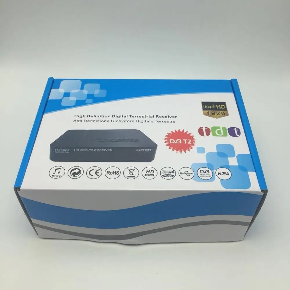 High Quality Dvb T2 Terrestrial Tv Receiver Dvb-t2 Mpeg-2/-4 H.264 Fta ...