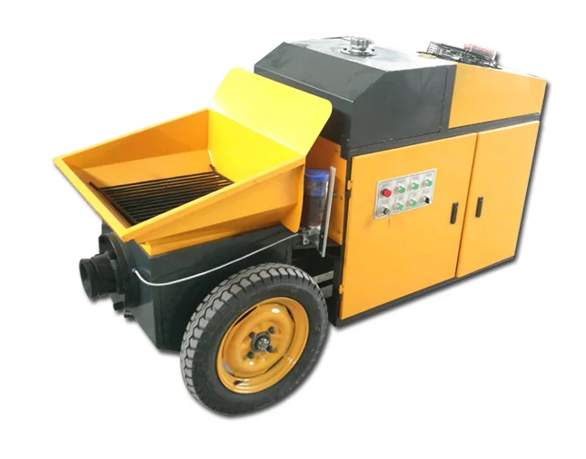 Small Hydraulic Double-piston Concrete Pump Concrete Grouting Machines ...