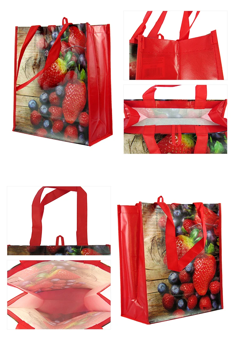 Reusable Polypropylene Packaging Laminated Ceo Non Woven Bag Shopping ...