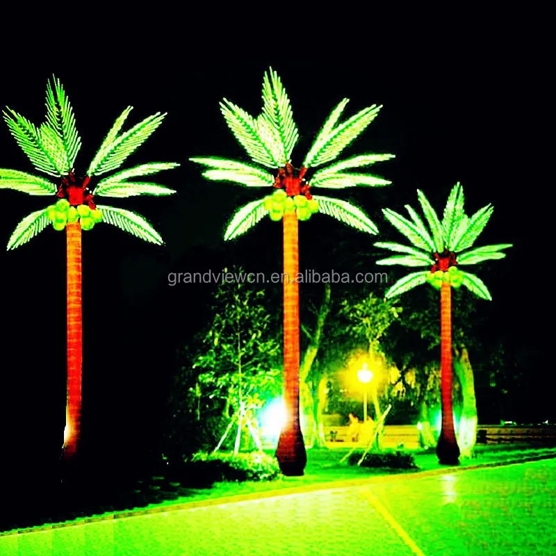 Christmas Lights Palm Tree