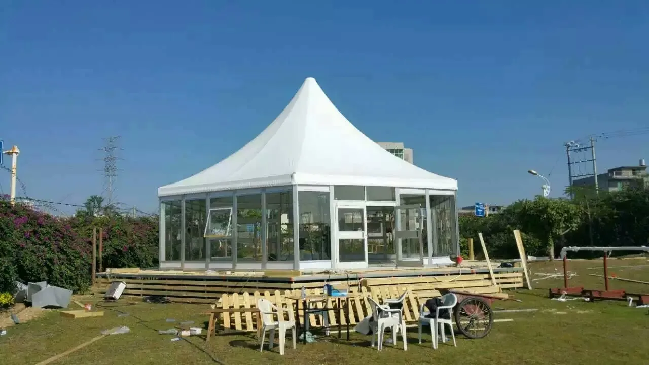 Marquee Clear Big Top - 20m Span Decagon Tent for Events