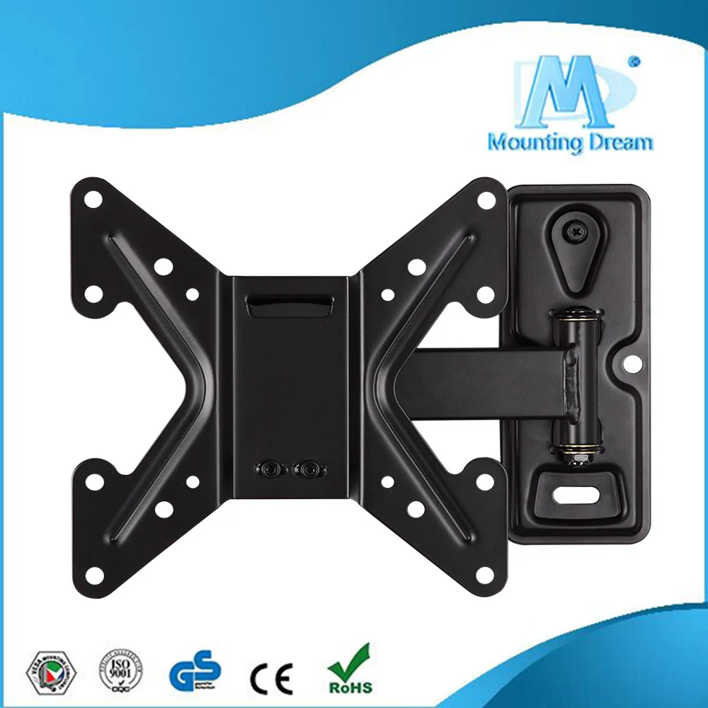 90 degrees swivel tv wall mounts support 26-42 inch lcd/led screens ...
