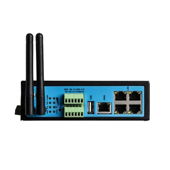 Carril Din 4g Lte Módem Ethernet Industrial Vpn Interruptor Dual Sim ...
