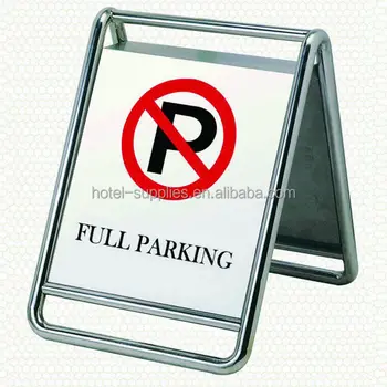 Stainless Steel Full Parking Sign Stand,Parking Board - Buy Parking ...
