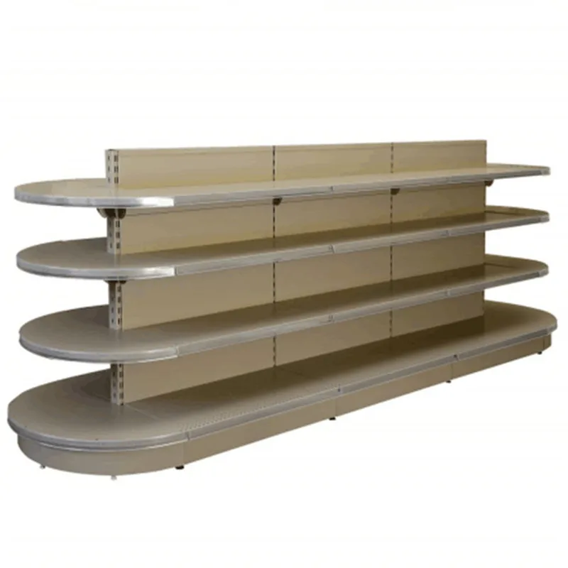Supermarket Semicircle Round Shelf Half Round Head Metal Shelving ...