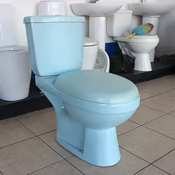 Ceramic Two Piece Blue Toilet Bowl Color - Buy Toilet Bowl Color,Blue ...