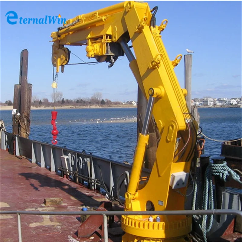 30 Tons Ship Deck Crane - Heavy Duty Marine Cargo Crane