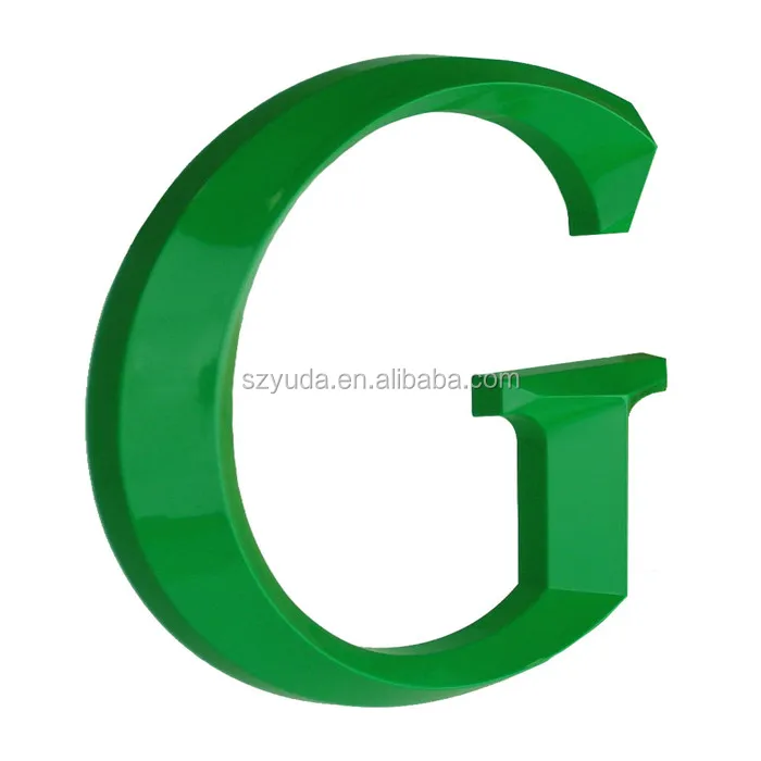 The Letter G In Green