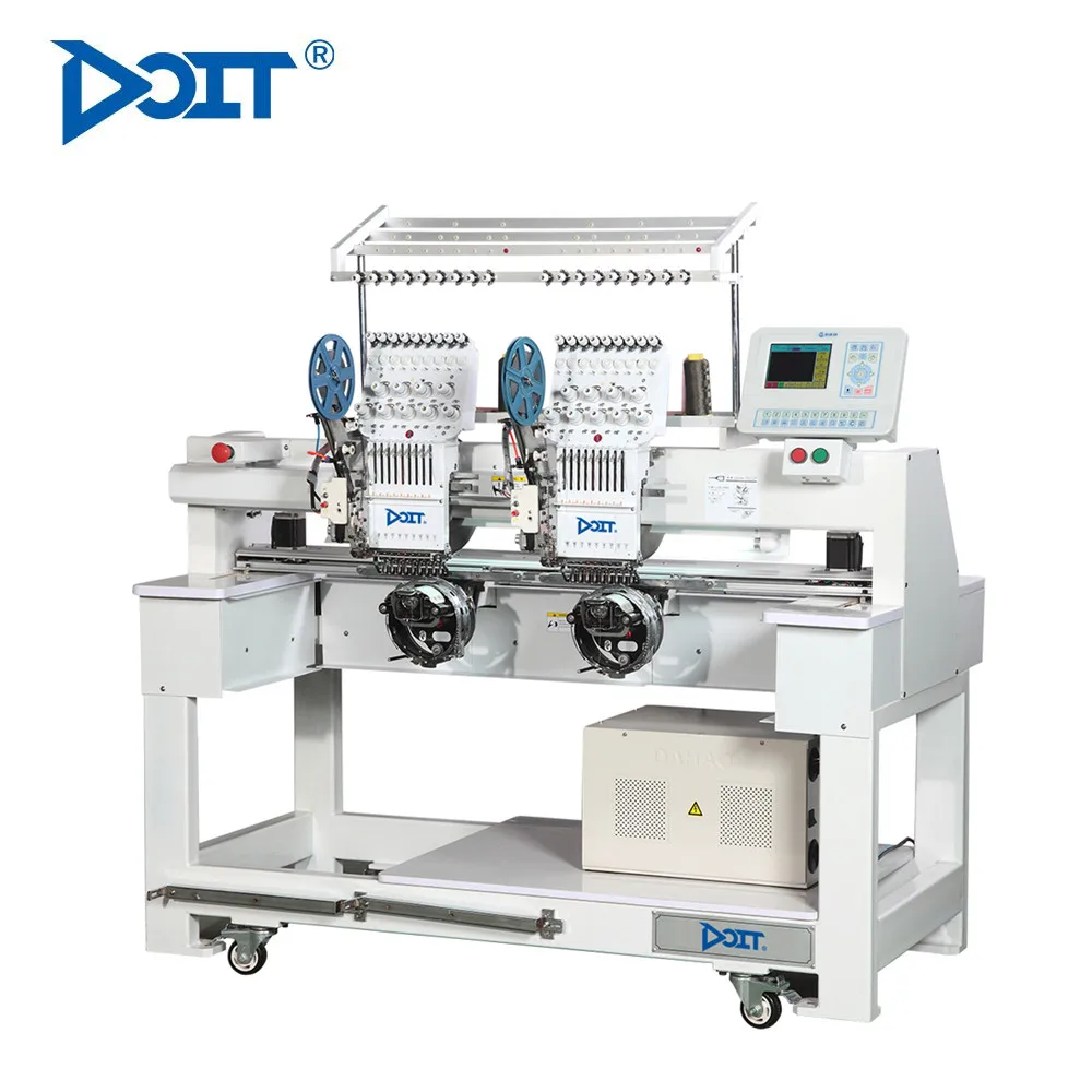 DT 902-C Cap Embroidery Machine - Double Heads & Easy Operation