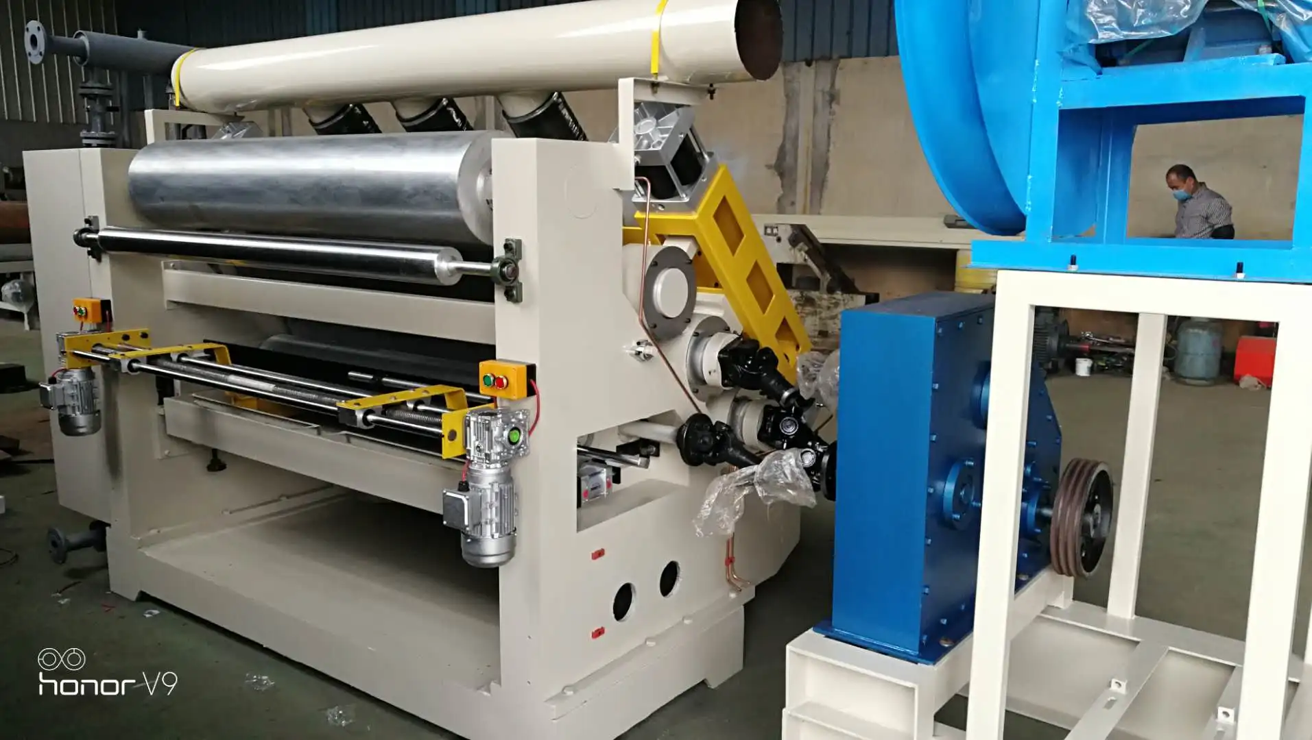 3 Ply Corrugated Cardboard E Flute Single Facer Machine