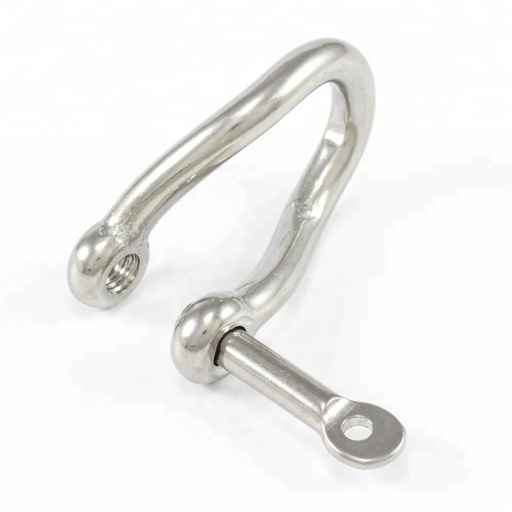 Stainless Steel Roller Shackle Hardware - Twisted D Shackle