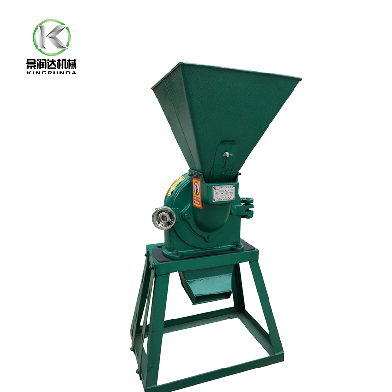 Grain hammer mill grinding machine almond crushing machine ffc 37 disk ...