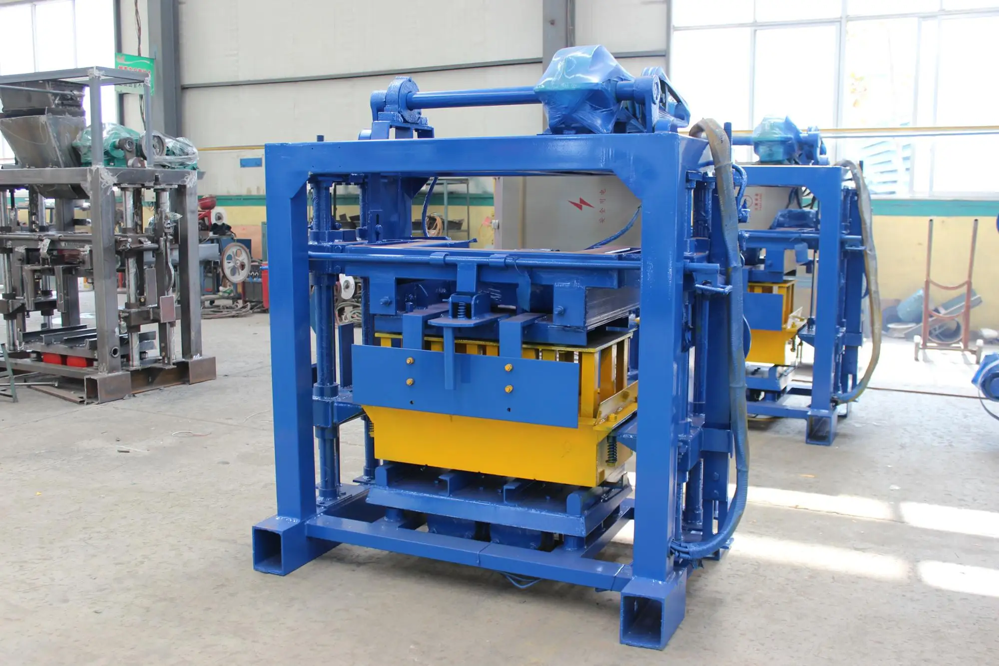 Qtj4-40 Manual Concrete Block Machine In Philippines - Buy Block ...