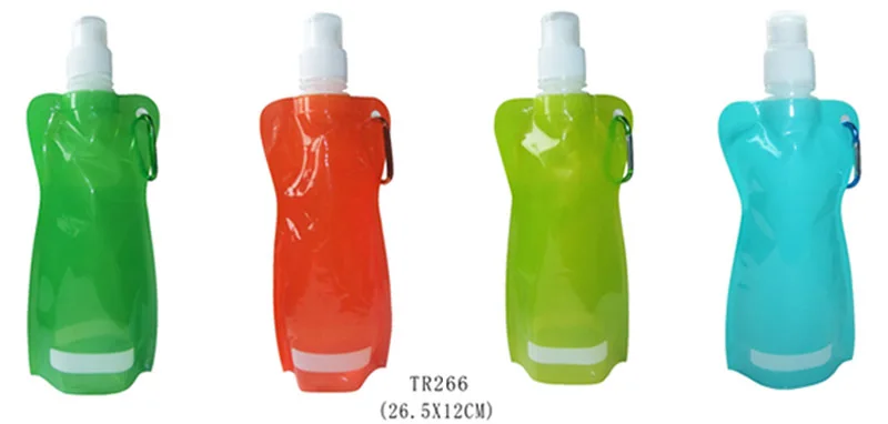 480ML Foldable PET Water Drinking Bag Outside Light Weight Sport Water Bag| Alibaba.com