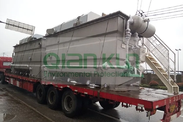 Dissolved Air Flotation (DAF) with Lamella Clarifier Hybrid Design