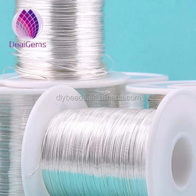 Pure Silver Wire Jewelry Finding 0.8mm S925 Sterling Silver Wire - Buy ...