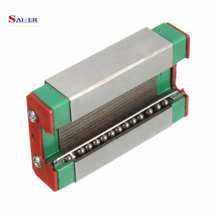 Cnc Parts Miniature Linear Guides 3mm 5mm 7mm 9mm Linear Guide Carriage ...
