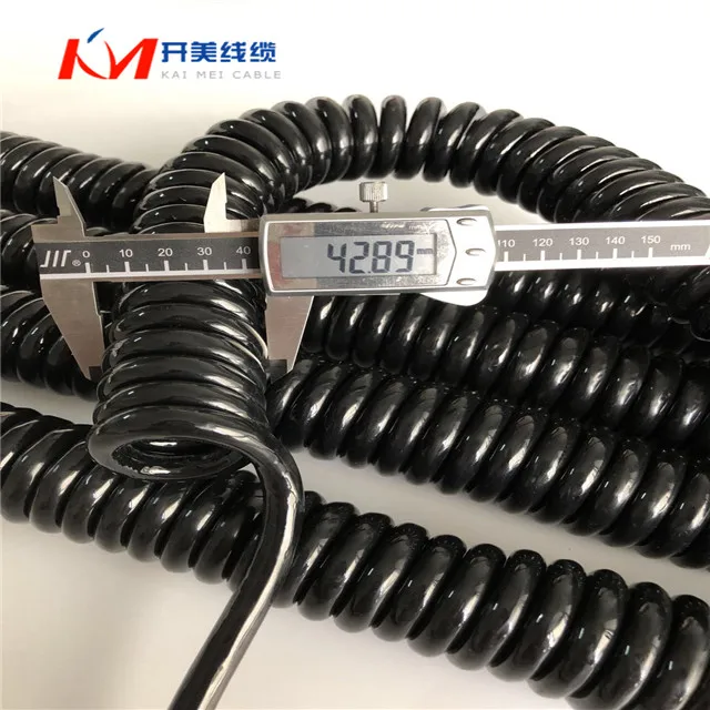 5 Core Trailer Spiral Cable,Trailer Spiral Cable,KM Trailer Truck ...