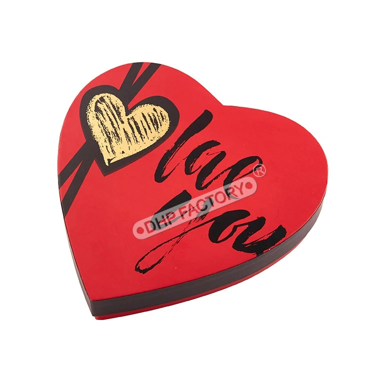 Luxury High End Valentines Chocolate Truffle Heart Shape Boxes
