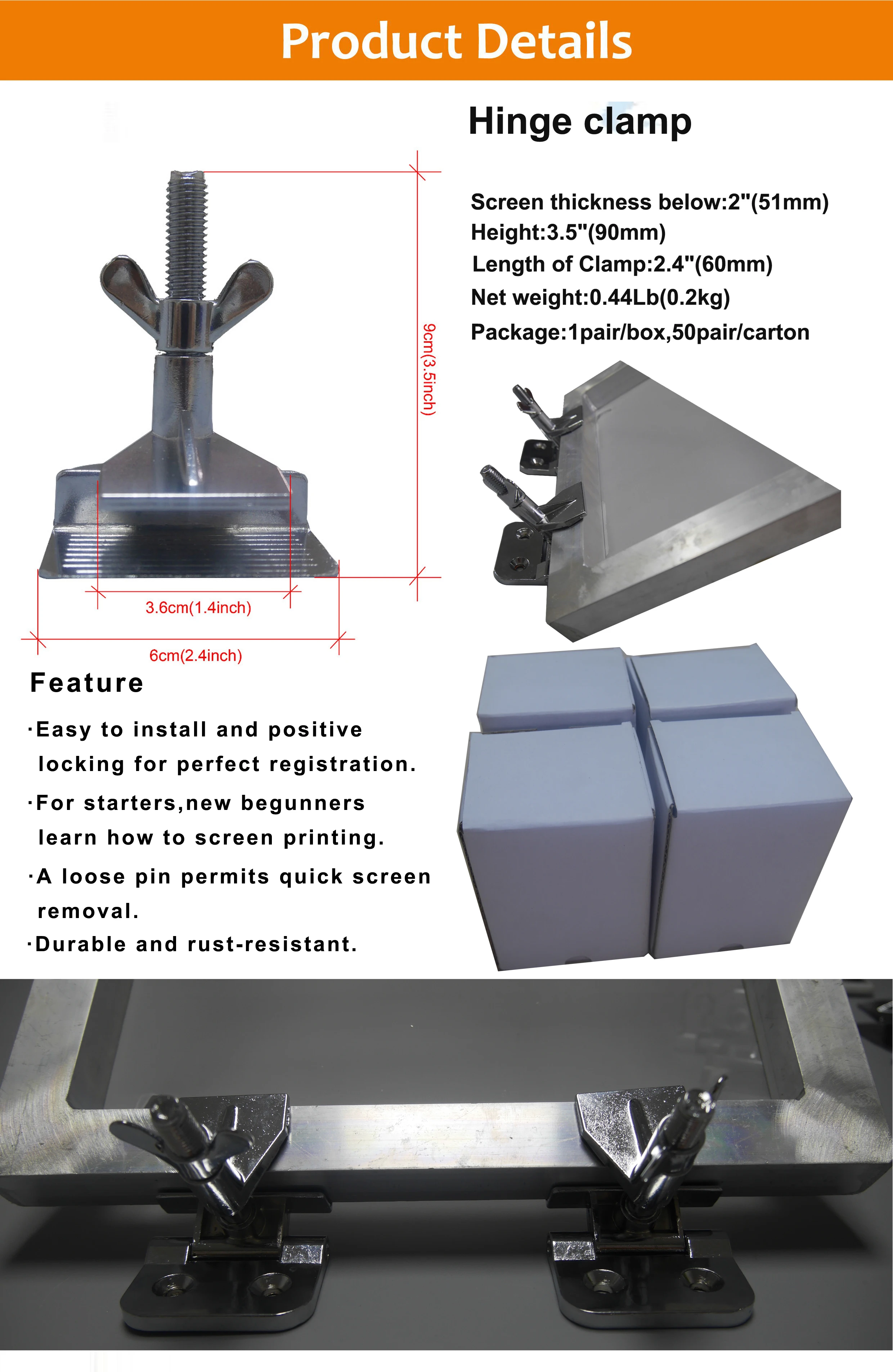 Best Selling Hinge Clamps For Screens Two Pieces For One Set - Buy ...