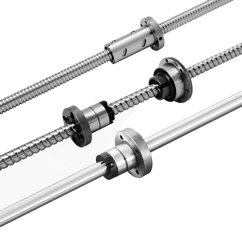 Sfur3205-3 Sfur3205-4 Cnc Ball Screw Linear Guide Lzc Ball Screw Set ...