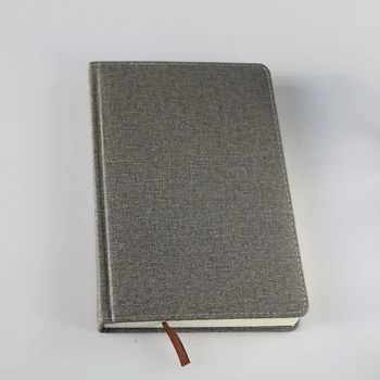 Supply Logo Printed Promotional Customl Fabric Cover Notebook With ...