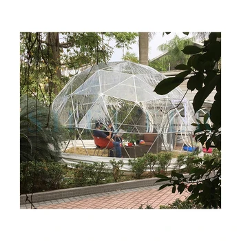 Steel Frame Transparent Pvc Geodesic Garden Igloo Dome - Buy Igloo Dome ...