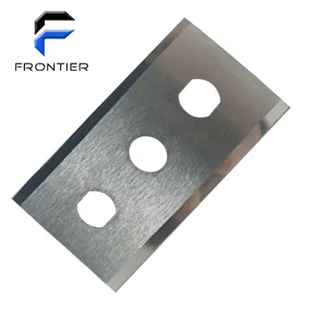 Double Edge 3 Holes Industrial Tungsten Carbide Knife Blades - Buy ...