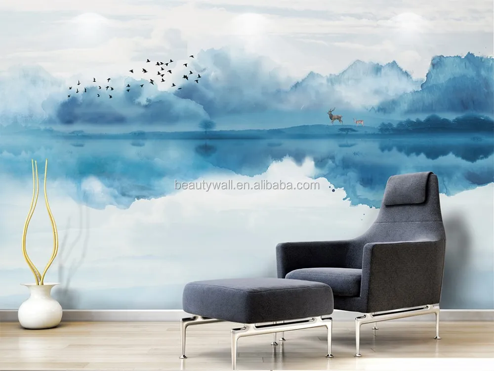 Home Bedroom Interior Design Decorations for Wall Self-Adhesive Digital ...