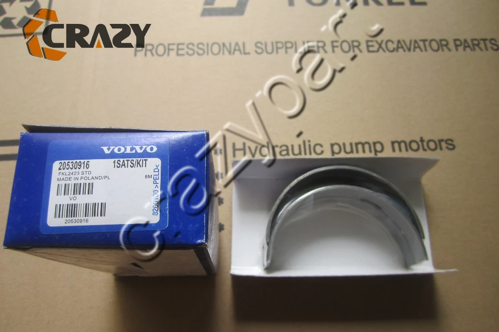 VOE 20530916 DEUTZ D12C D12D engine main bearing kit for EC360B main ...