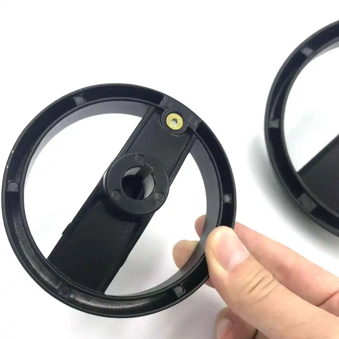 Aluminum Alloy 200*18 Double Spoke Handwheels With Revolving Handle ...