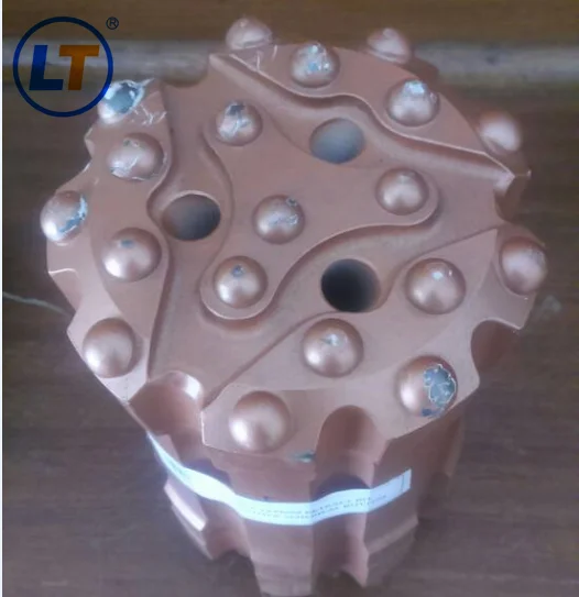 Gt60 115mm,140mm,152mm Rock Drill Thread And Retrac Button Bit With 3 ...