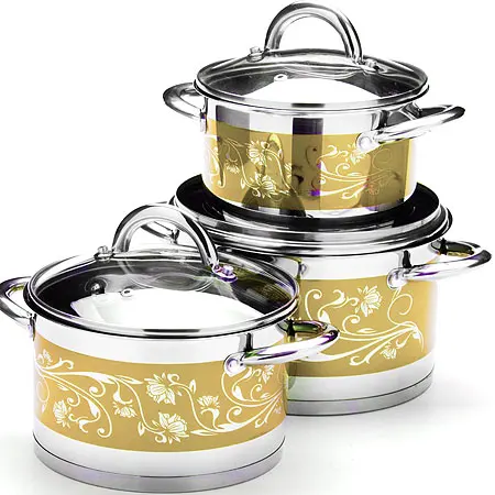 Luxury Forged Germany Kitchen Pots Sets Casserole Set Cookware Stockpot ...
