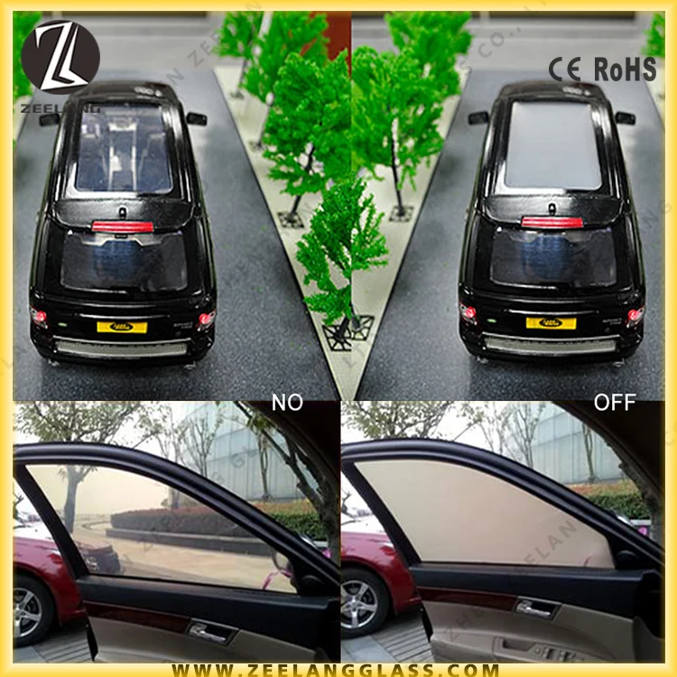 Electric Car Window Tint - Smart PDLCP Film Light Switchable