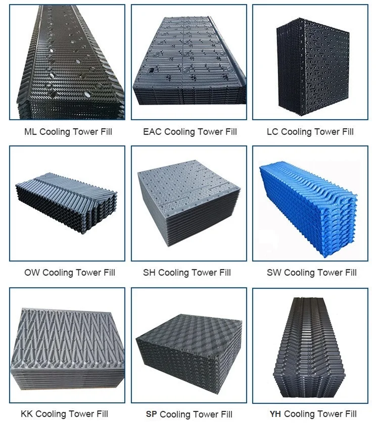 Industrial Cooling Tower fill pack PVC material cooling tower fill ...