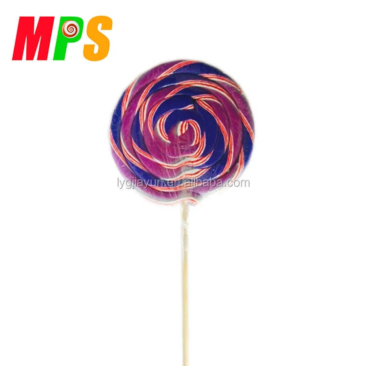 Large Size Multicolor Swirl Lollipops Candy | Wholesale Fruity Hard ...