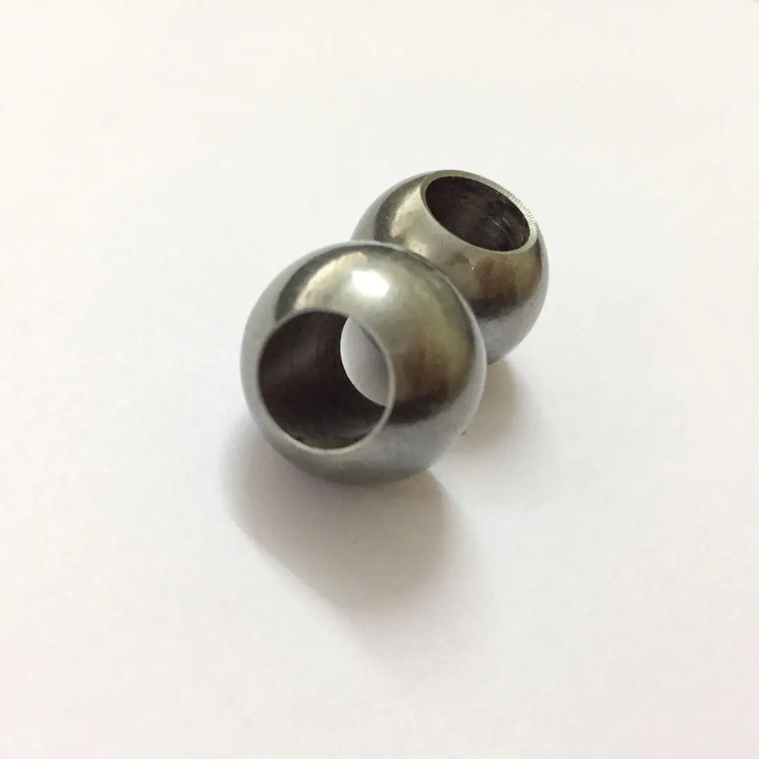 50mm Drilled Steel Ball - Non-Magnetic, Stainless Steel