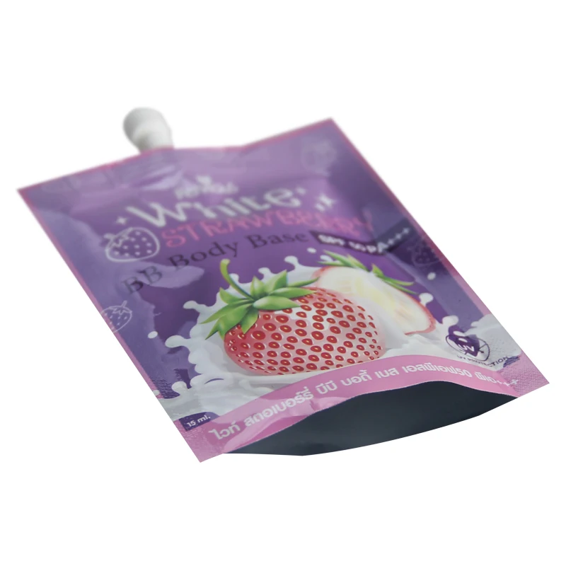 20ml 30ml 80ml 100ml Sample Sachet Lotion Liquid Aluminum Plastic Spout ...