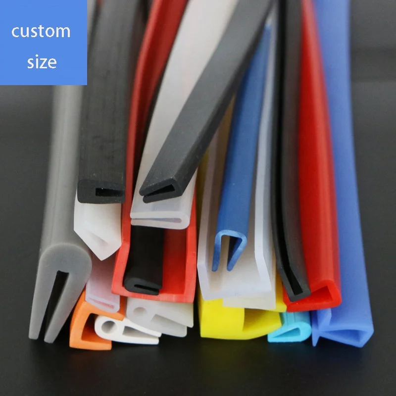 U Channel Flexible Rubber Sharp Edge Trim Protective Seal Strip