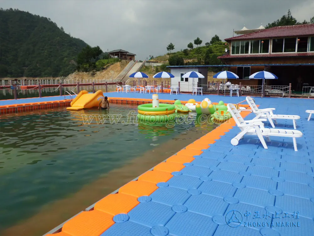 Modular Floating Pontoon System Swimming Pool Float Dock Bridge ...