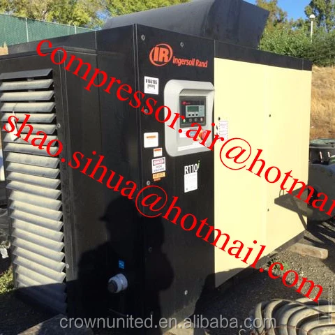 Ingersoll Rand R-series oil flooded rotary screw air compressor R90i ...