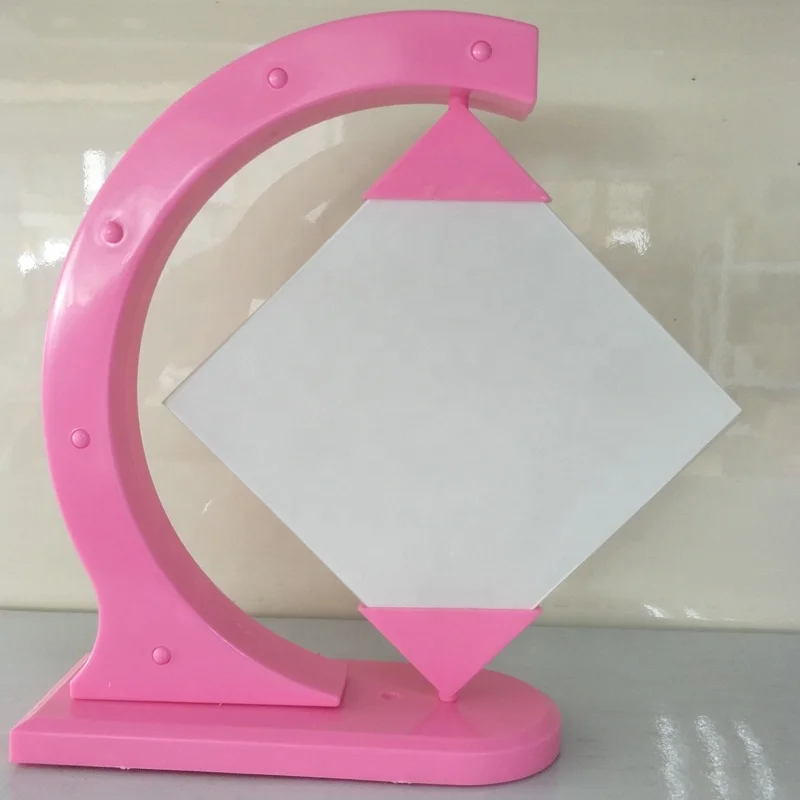 New Sublimation Blanks Glass Rotating Photo Frame For Display Gifts ...