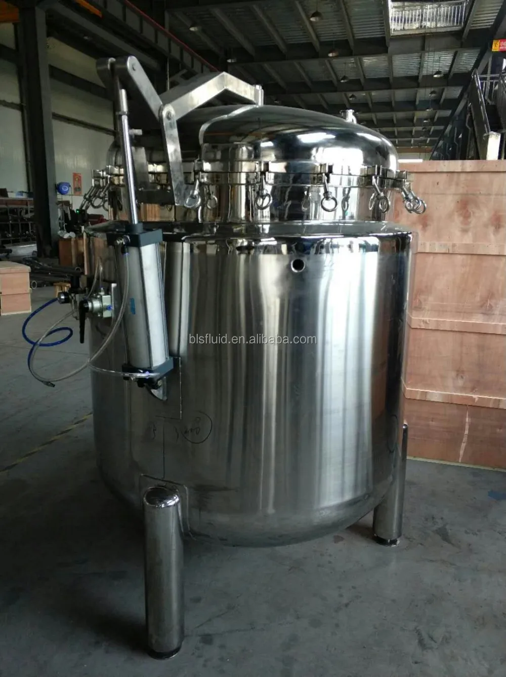 Industrial Shellfish Crab Steam Pressure Jacketed Cooking
